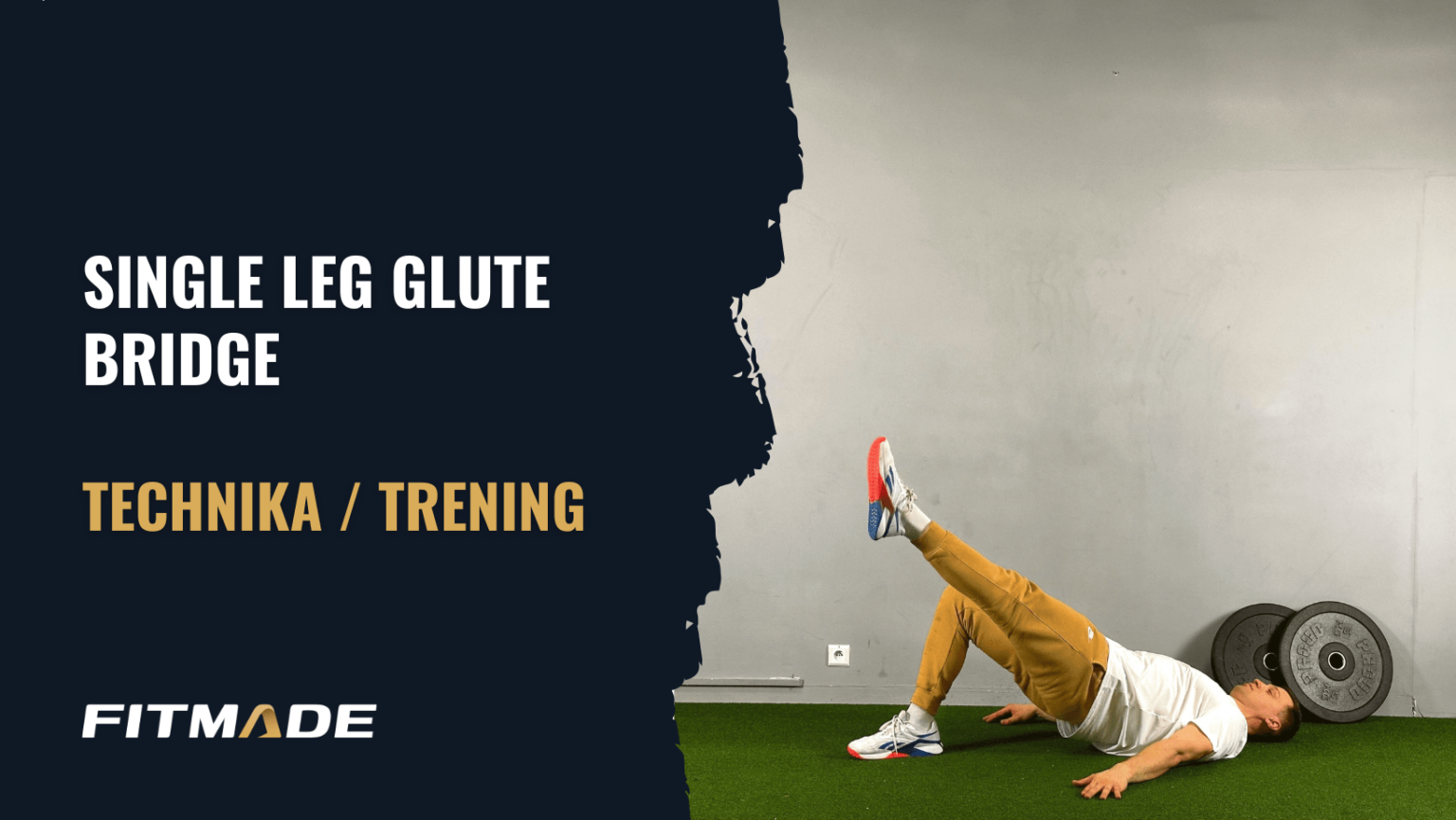 Single leg glute bridge - Jak zrobić? | Trening i plan treningowy | FITMADE